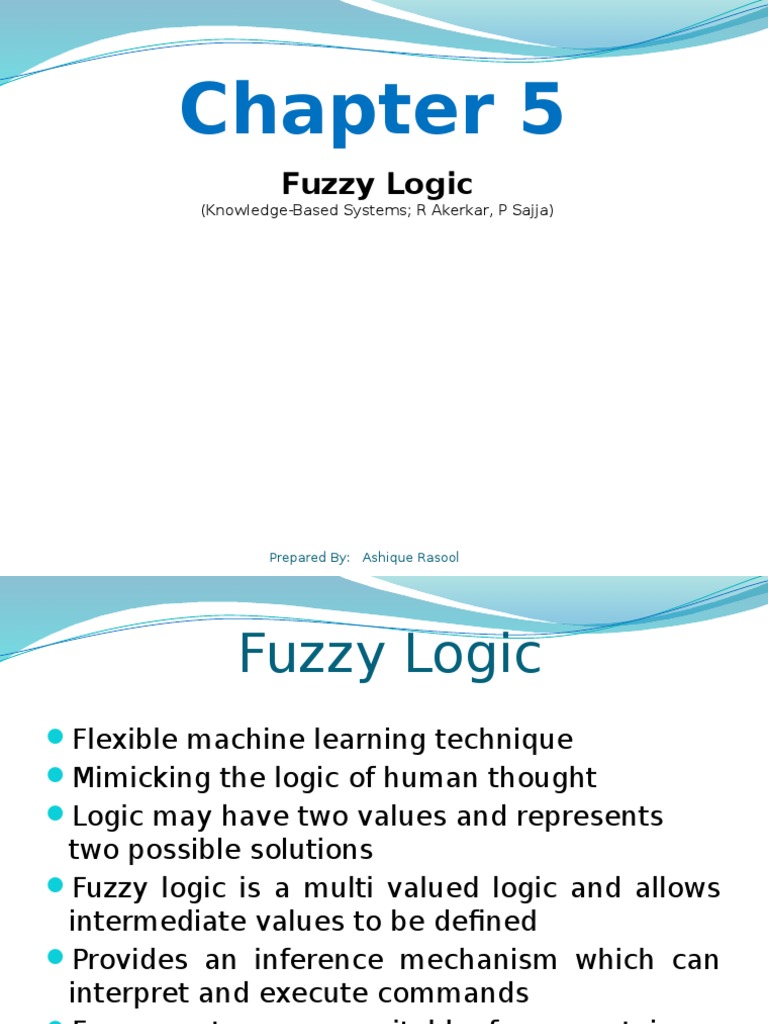 Fuzzy Logic: (Knowledge-Based Systems R Akerkar, P Sajja) | PDF | Fuzzy ...
