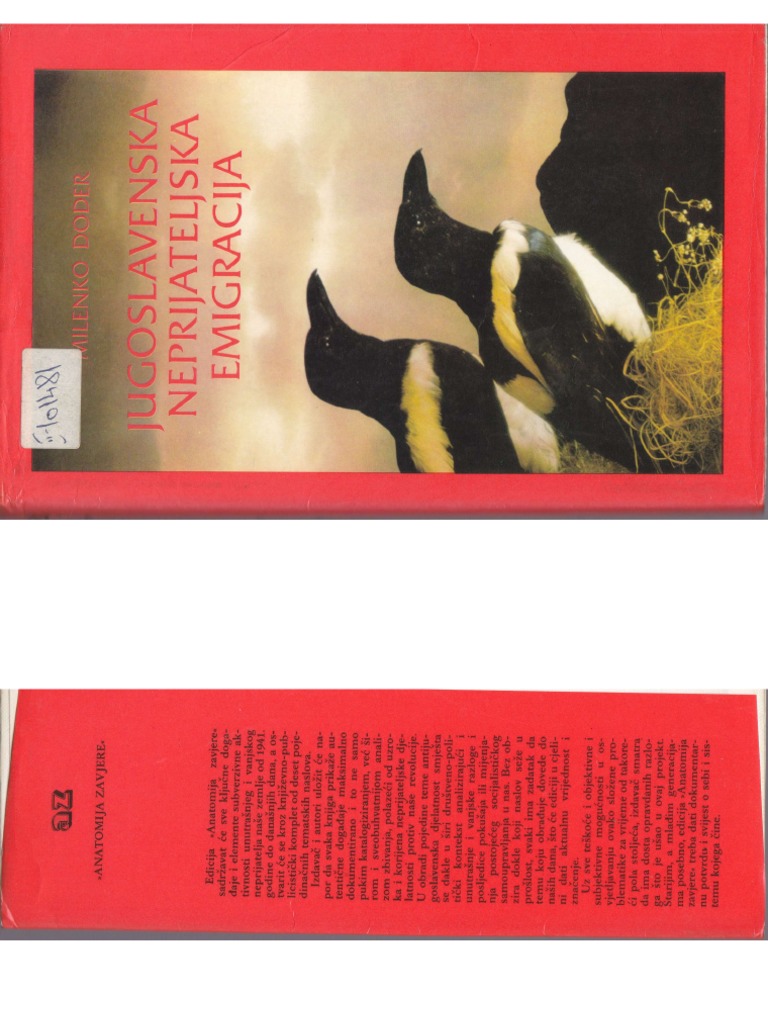 Milenko Doder - Jugoslavenska Neprijateljska Emigracija | PDF