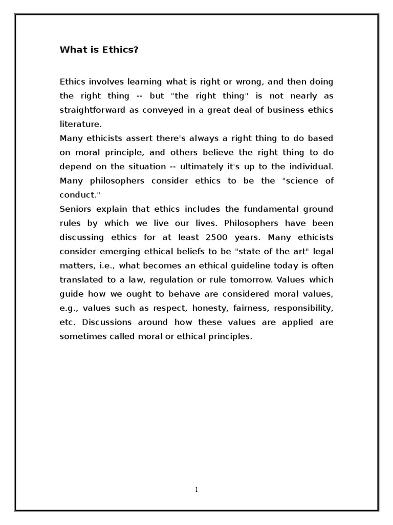 Ethics in the Insurance Industry | PDF | Business Ethics | Insurance