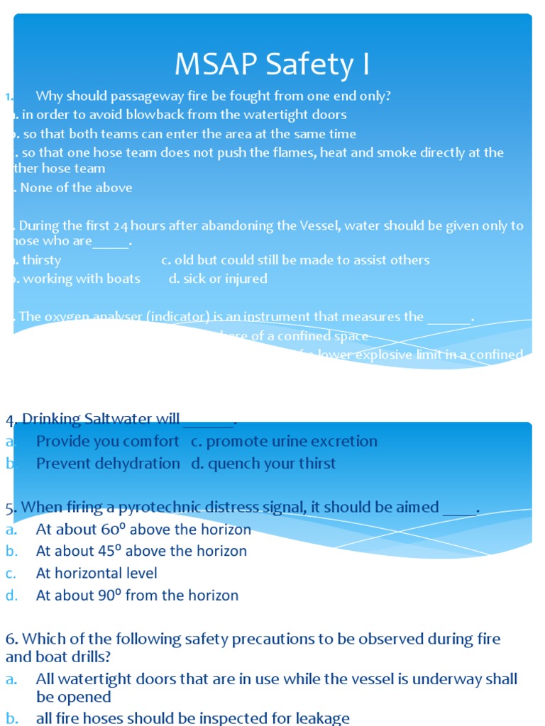 Msap Safety i | Hypothermia | Clinical Medicine