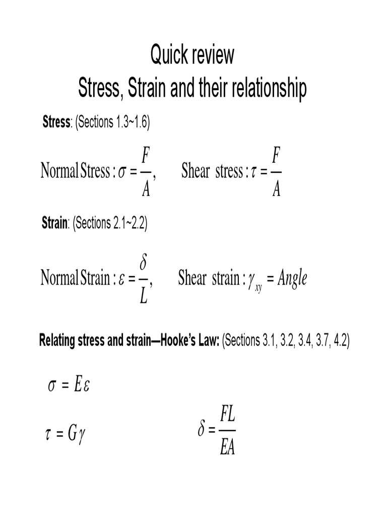 Lecture2 PDF | PDF | Shear Stress | Deformation (Mechanics)
