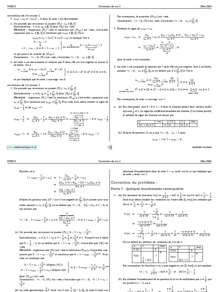 3.1.-Corrige dm3 | PDF | Objets mathématiques | Enseignement des mathématiques
