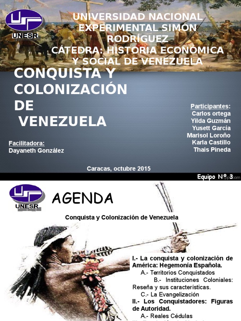 Conquista y Colonización de Venezuela | PDF | Colonización de las ...