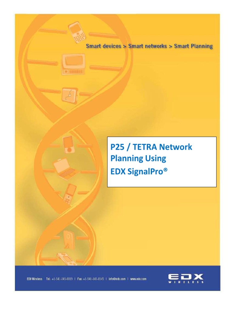 P25 TETRA Network Planning Using EDX SignalPro | PDF | Antenna (Radio ...