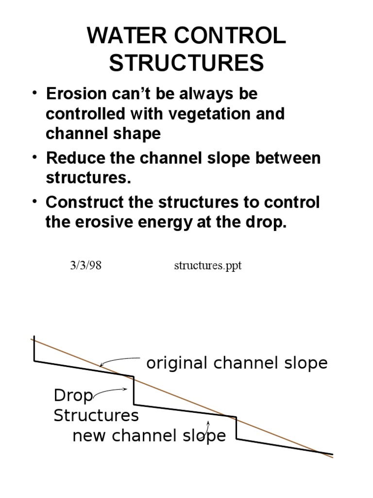 Water Control Structures | PDF