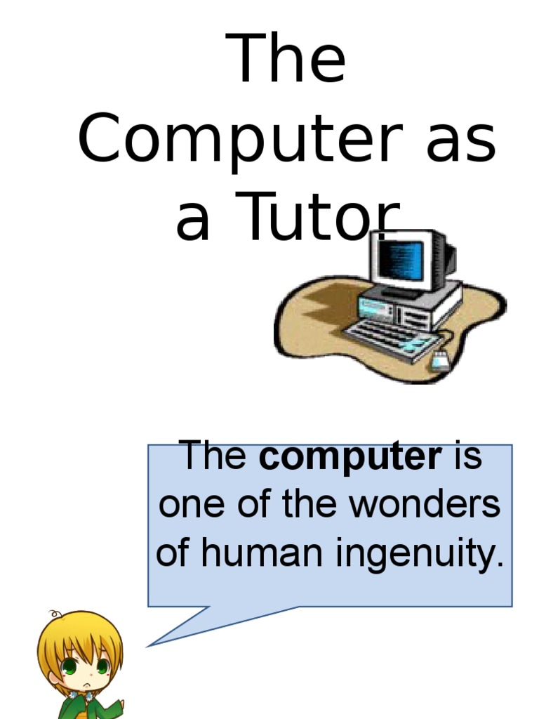 Computer As A Tutor | PDF | Multimedia | Learning