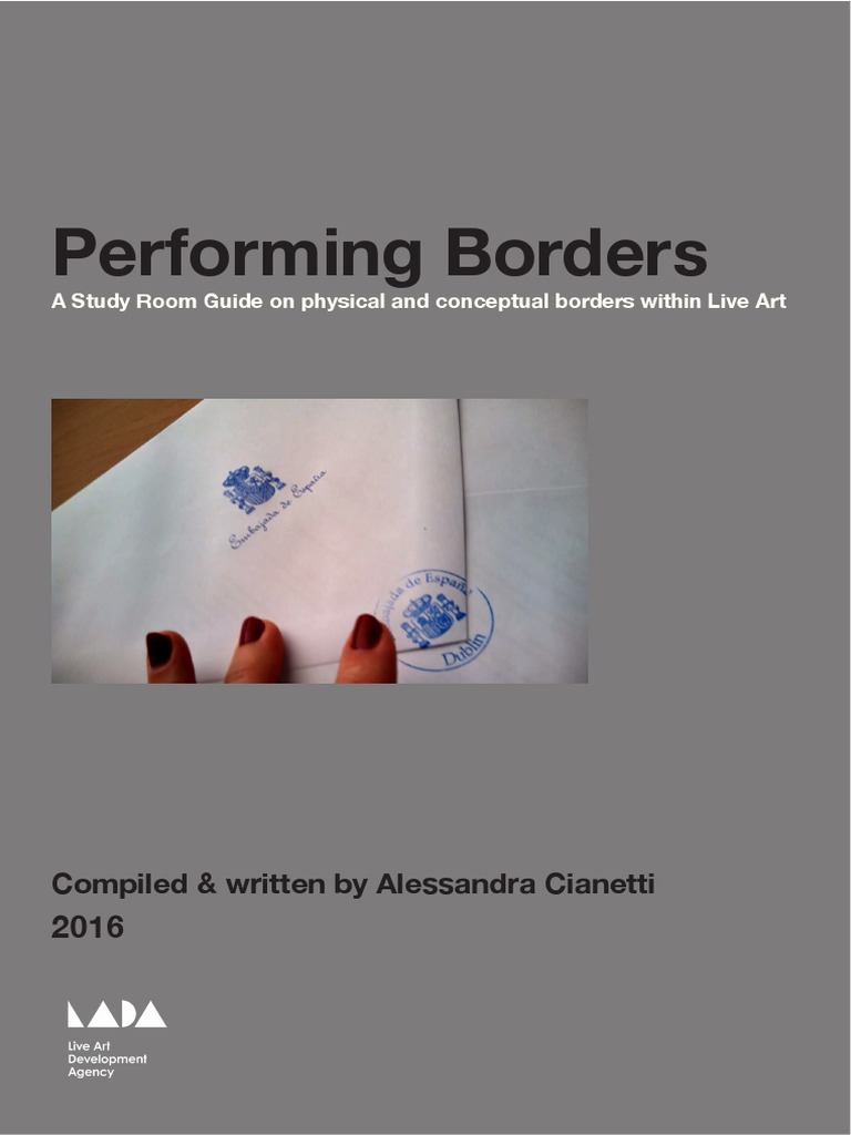 Performing Borders: A Study Room Guide On Physical and Conceptual ...