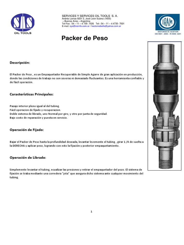 Packer de Peso | PDF