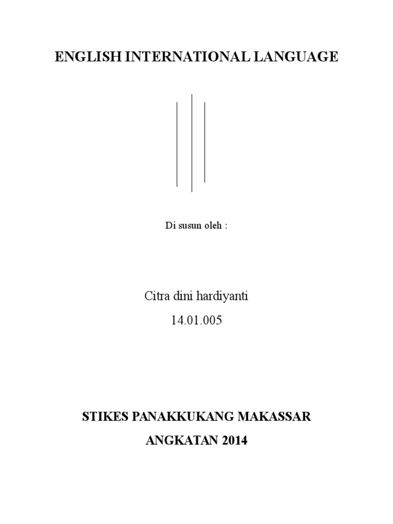 English International Language | PDF