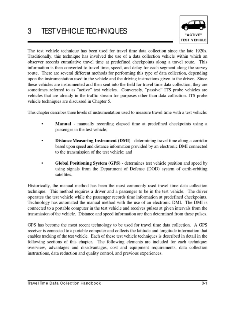 Floating Car Method | PDF | Coefficient Of Variation | Sample Size ...