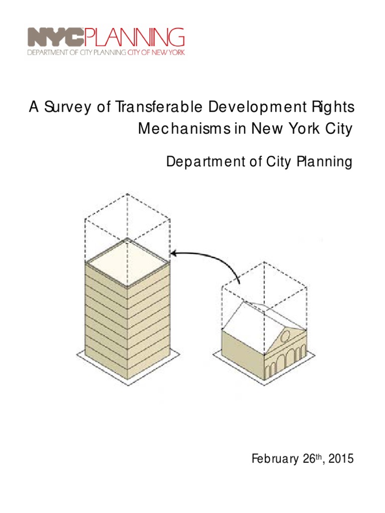 A Survey of Transferable Development Rights Mechanisms in New York City ...