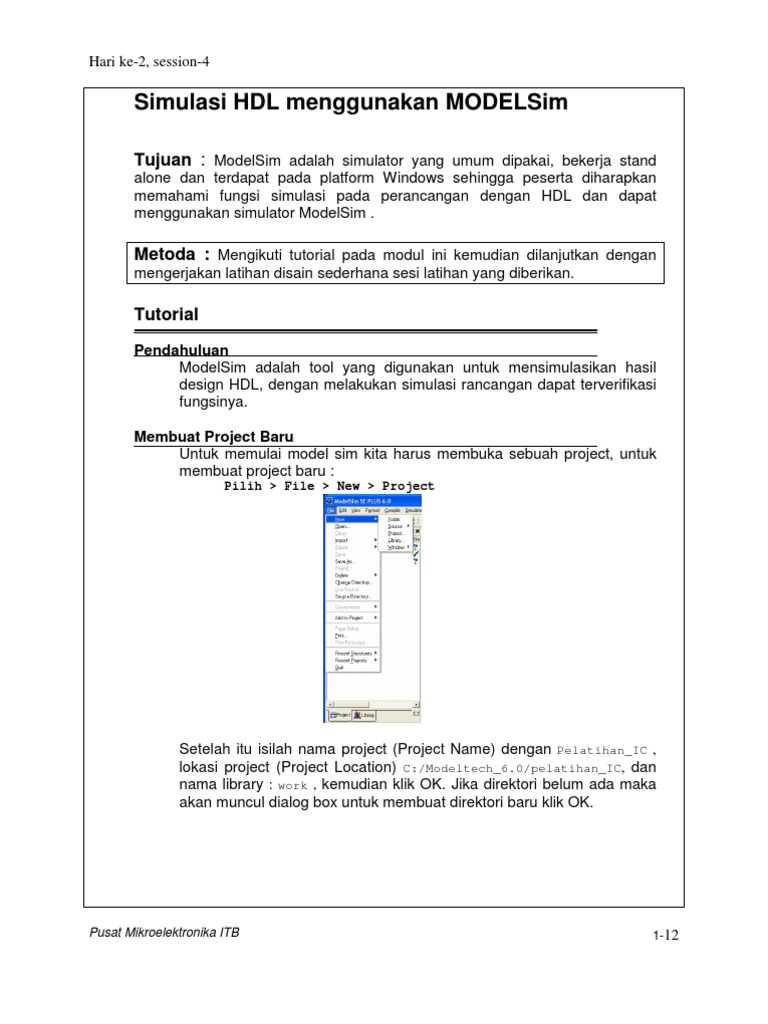 ModelSim Tutorial | PDF
