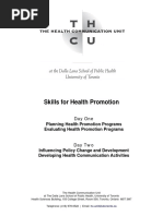 Health Promotion: The Tannahill Model Revisited: Andrew Tannahilll ...