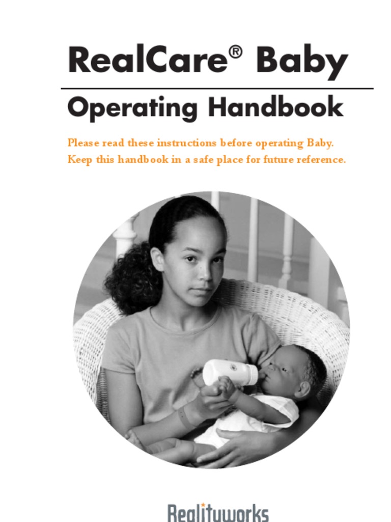 RealCare Baby Op Handbook | PDF | Simulation | Breastfeeding