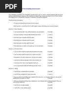 OrthoToolKit Modified Oswestry Low Back Pain Disability Questionnaire ...