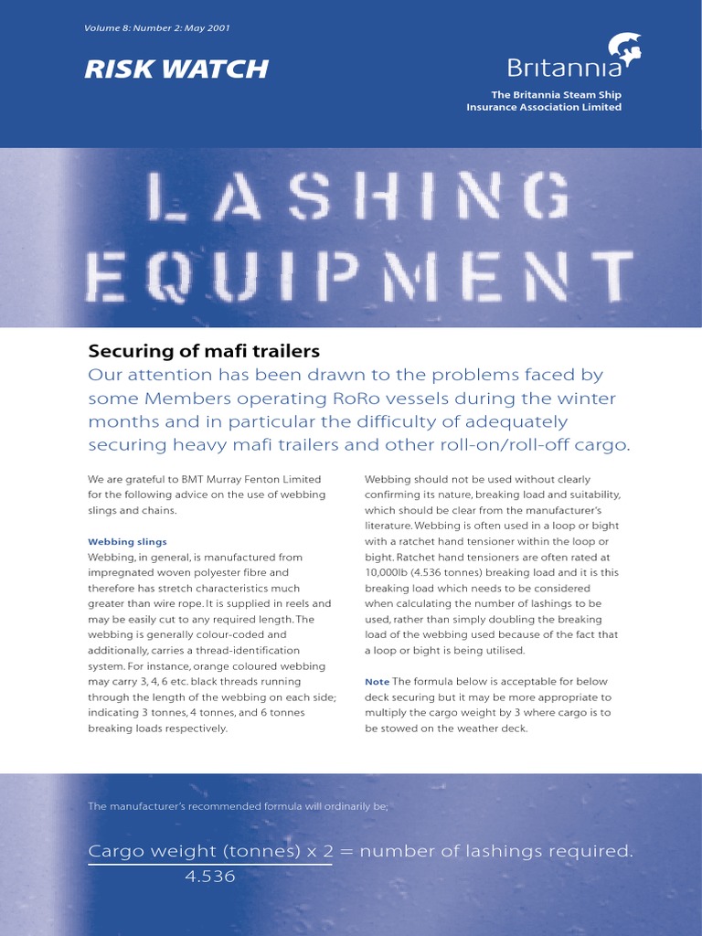 Risk Watch Vol 08 2 PDF | PDF | Cargo | Transport