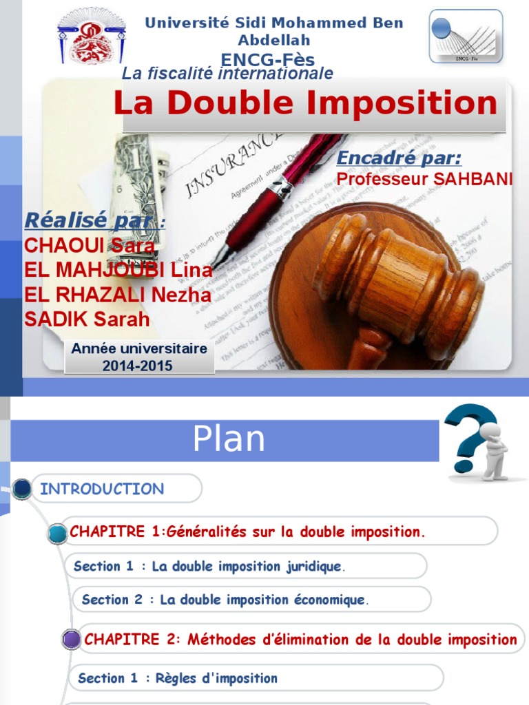 La Double Imposition Internationale | PDF | Impôts | Finance (Général)