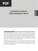 User Manual For Handheld Pulse Oximeter | PDF | Hemoglobin | Usb