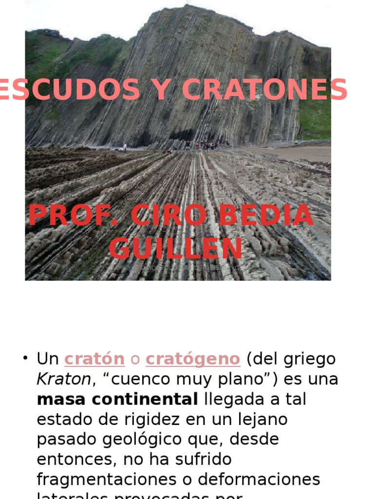 Escudos y Cratones | PDF | Geología | Ciencias de la Tierra