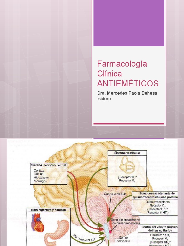 Una revisión de los principales grupos de fármacos antieméticos y sus ...