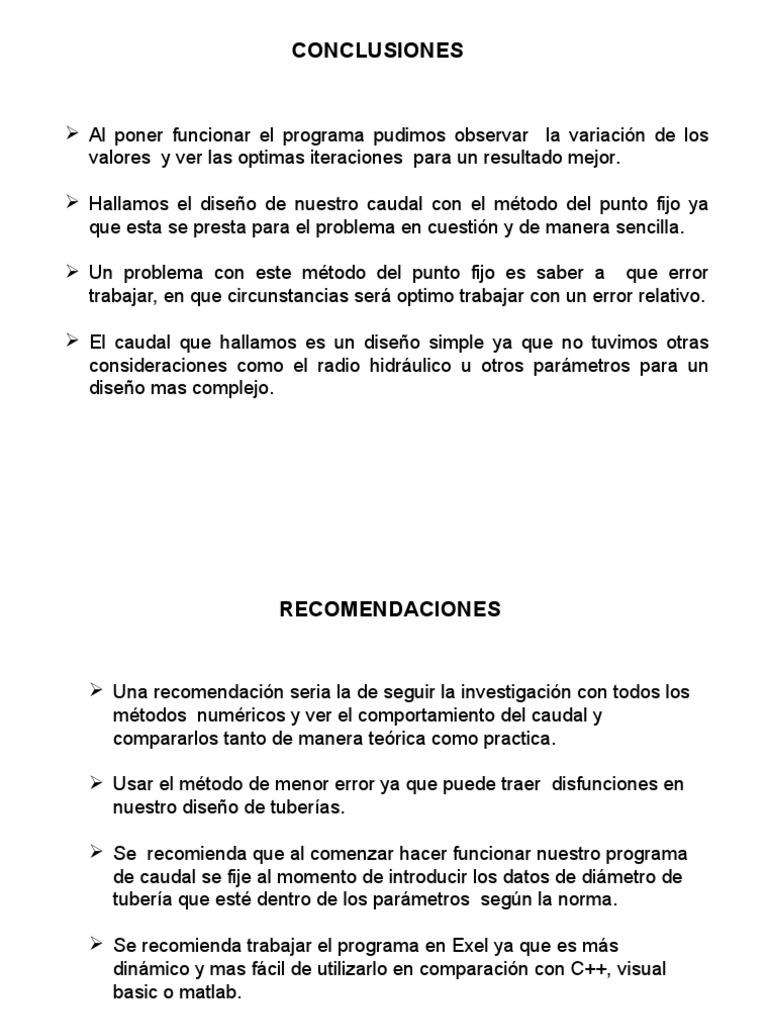 Conclusiones y Recomendaciones | PDF | Informática