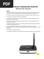 Manual de Usuario TV Box MXQ Pro 4K | PDF | Wifi | Red de computadoras