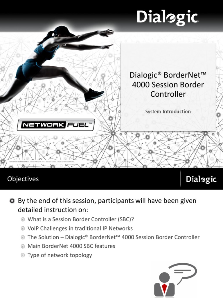 01 Dialogic Bordernet™ 4000 Sbc Introduction 20121113 Legal Reviewed Pdf Pdf Session
