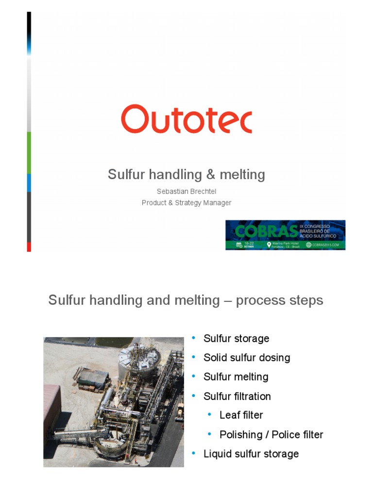 Sulfur Handling and Melting Process Guide | PDF | Science & Mathematics