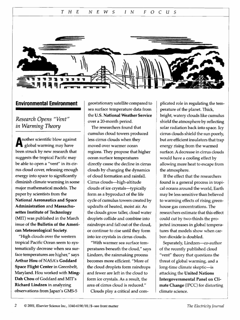 The News in Focus 2001 The Electricity Journal | PDF | Tennessee Valley ...