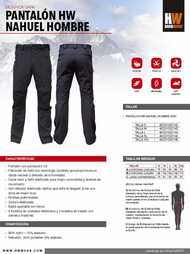 Ficha Comercial Pantalon HW Nahuel Hombre Gris PDF | PDF Ficha Comercial Pantalon HW Nahuel Hombre Gris PDF | PDF