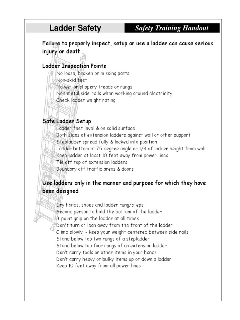 Ladder PDF | PDF | Home & Garden