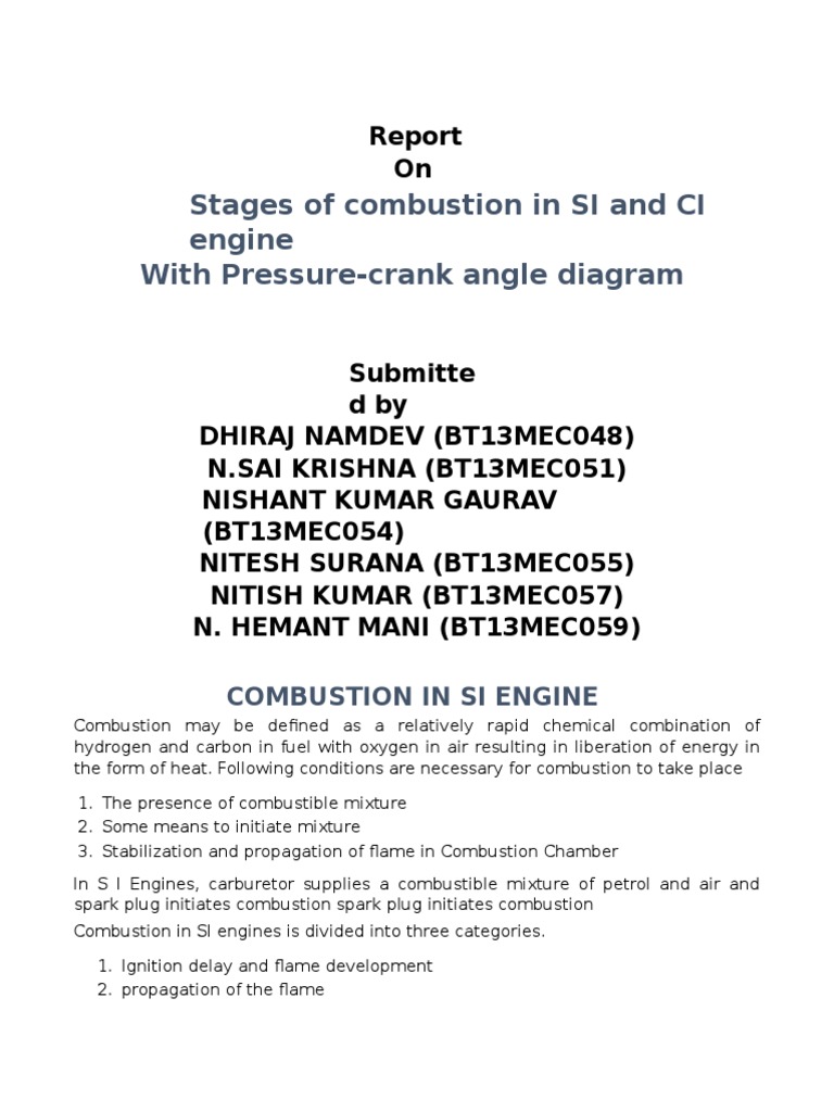 Ic Engine Lab 7th Topic | PDF | Combustion | Internal Combustion Engine