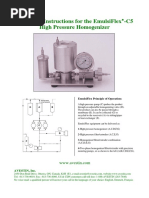 Avastin Emulsiflex C3 - Manual | PDF | Valve | Pump