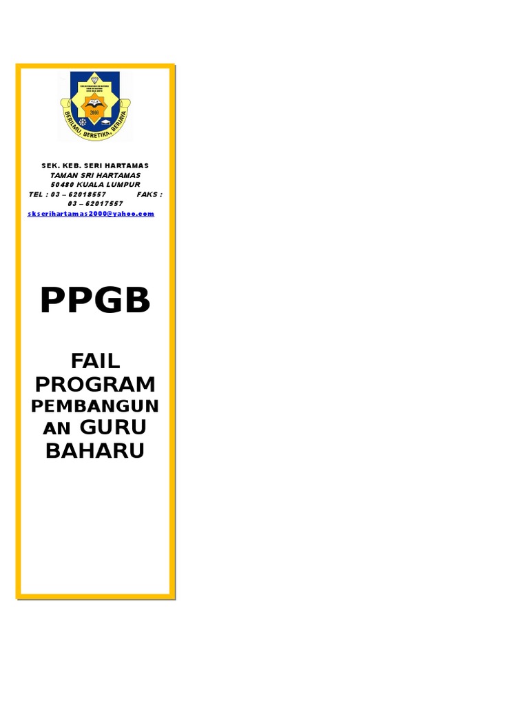 Cover Tepi File PPGB | PDF