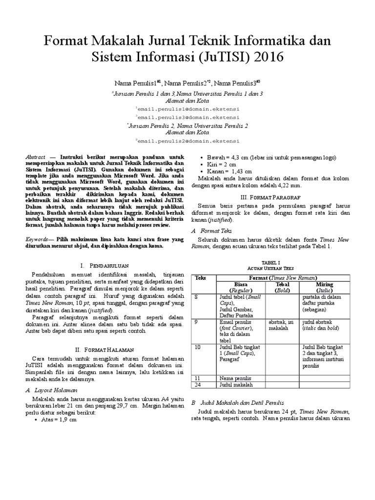 FORMATTING GUIDELINES | PDF
