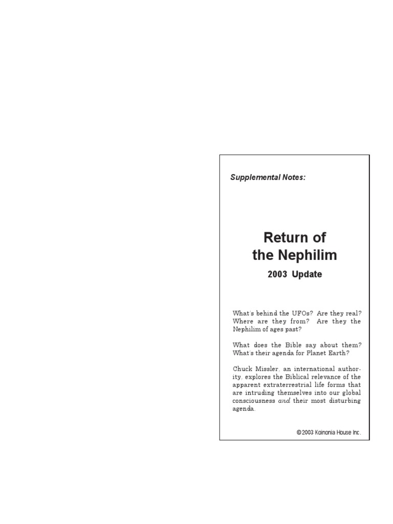 Return of The Nephilim Notes | PDF | Project Gemini | Neil Armstrong