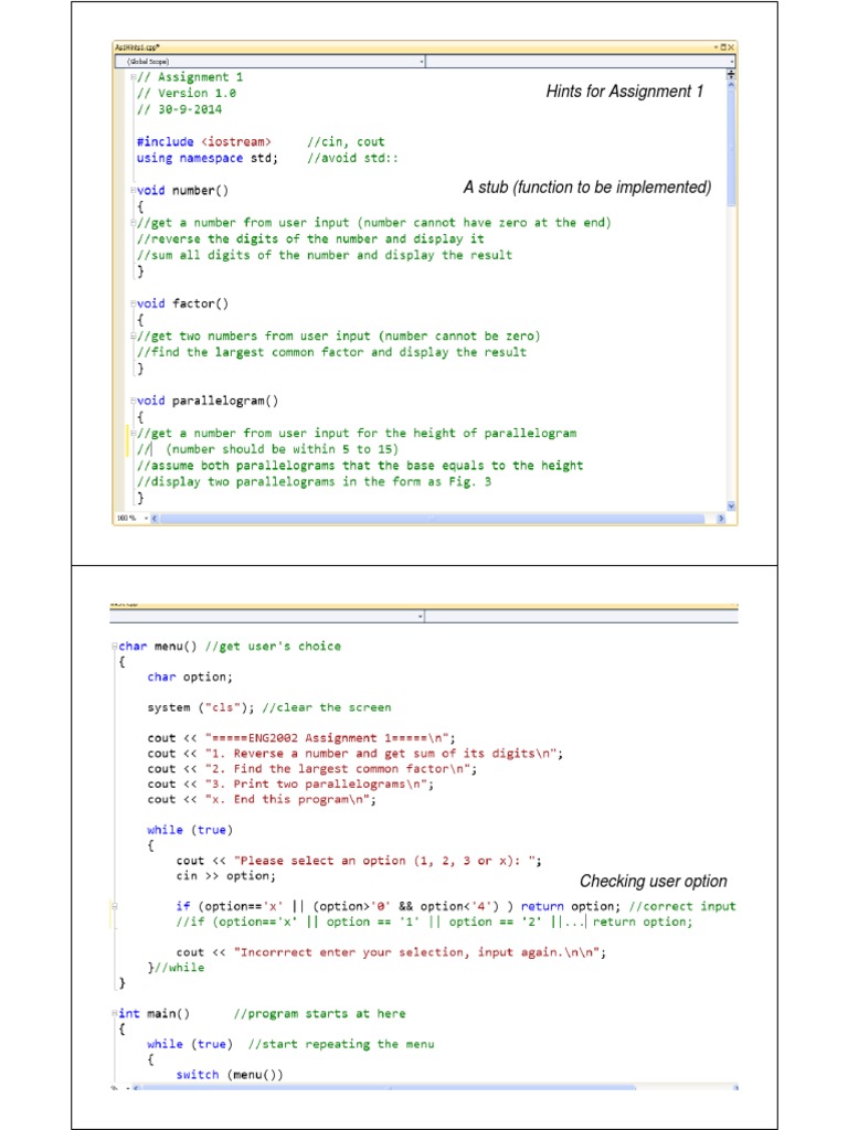 Assignment 1 Hints | PDF