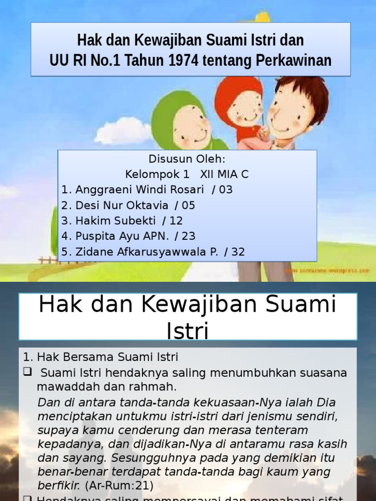 Hak Dan Kewajiban Suami Istri Dan Pdf