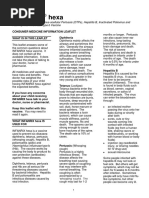 Hexyon Leaflet | PDF | Vaccines | Infection