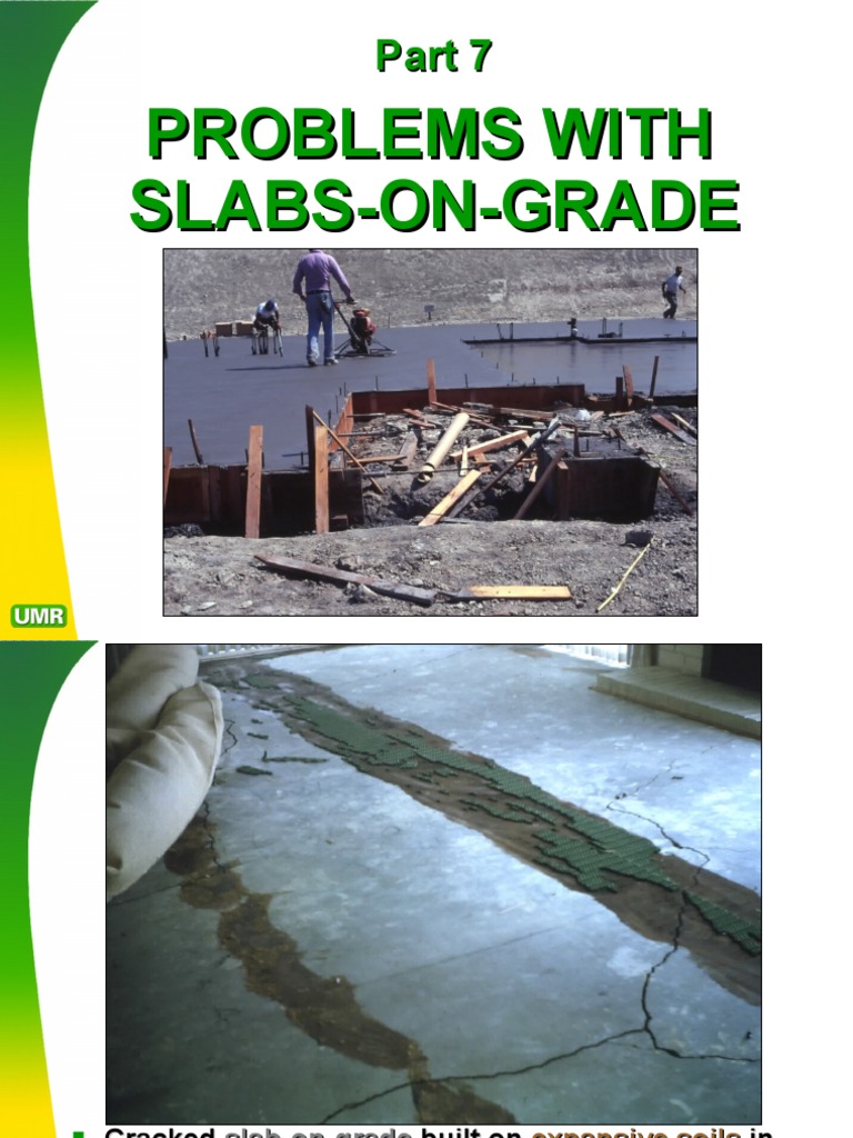 Problems With Slabs-On-Grade | PDF