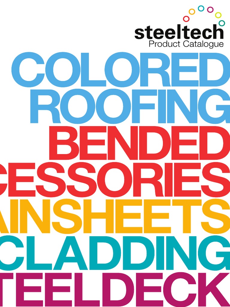 SteelTech Product Catalogue | PDF | Paint | Strength Of Materials