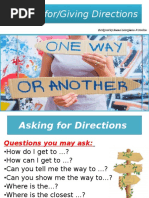 Session 2 - Giving and Asking For Directions | PDF