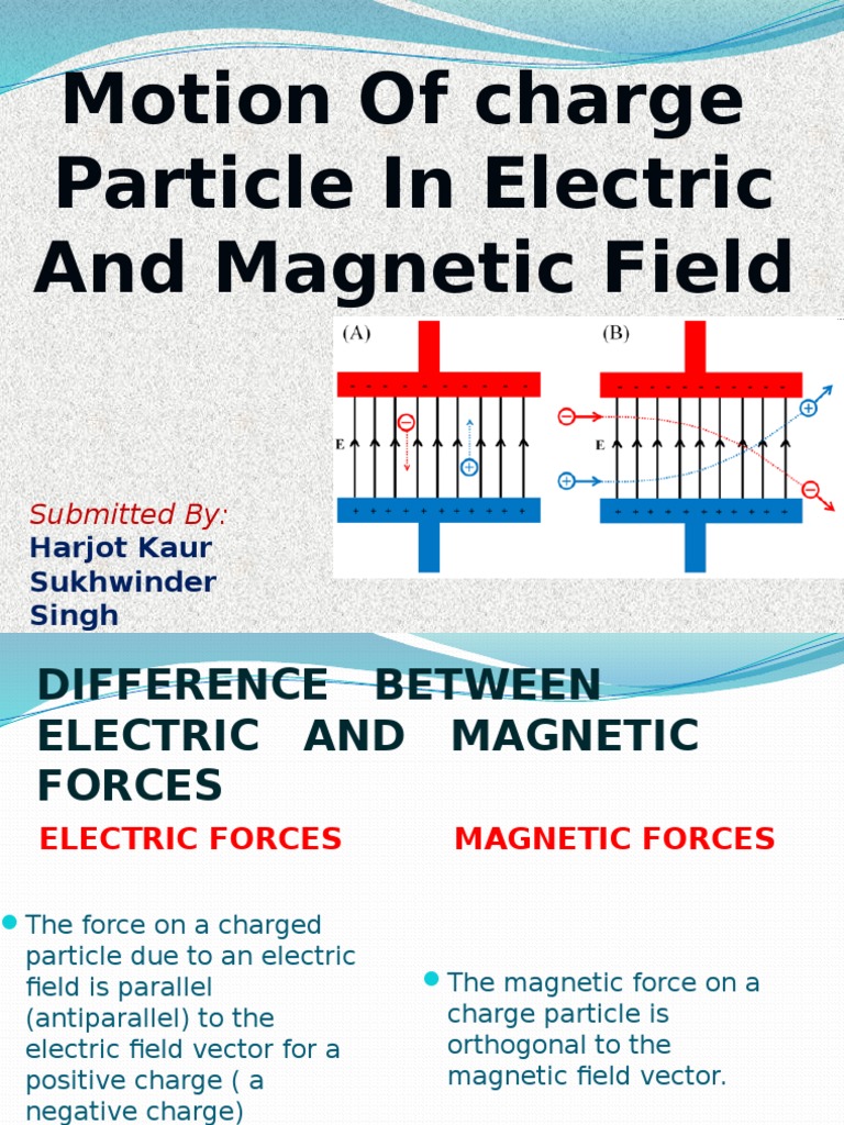 motion of charged particle.pptx | Numerical Analysis | Theoretical ...