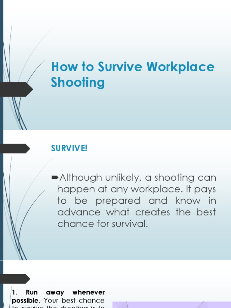 How To Survive Office Shootings | PDF | Door | Violence