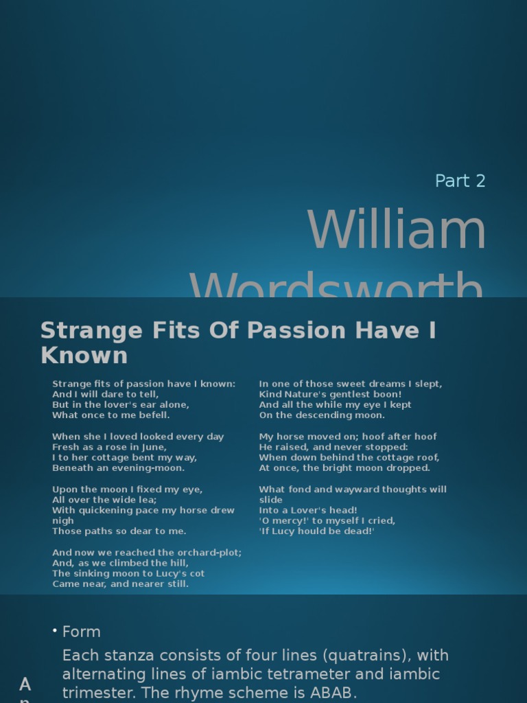 William Wordsworth | PDF | British Poetry | Poetry
