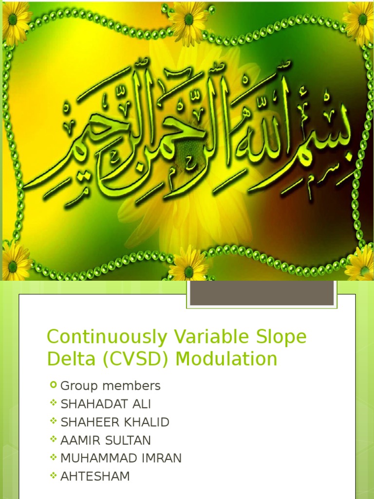 CVSD Encoding and Decoding | PDF | Codec | Sound Production Technology