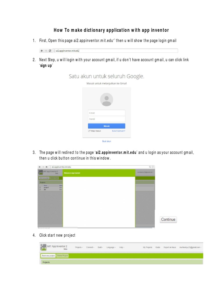 Tutorial App Inventor - Bhs Ing - PDF | PDF | Button (Computing) | Tab (Gui)