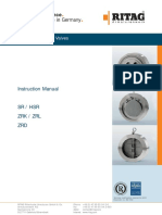 RITAG Wafer Type Check Valves Manual | PDF | Valve | Pump