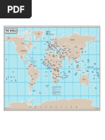 1945 World Political Map Overview | PDF | Island | British Empire