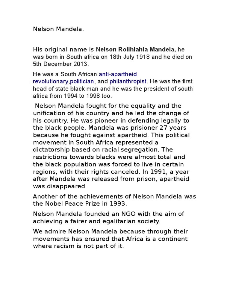 Anti-Apartheid Revolutionary Politician Philanthropist: Nelson ...